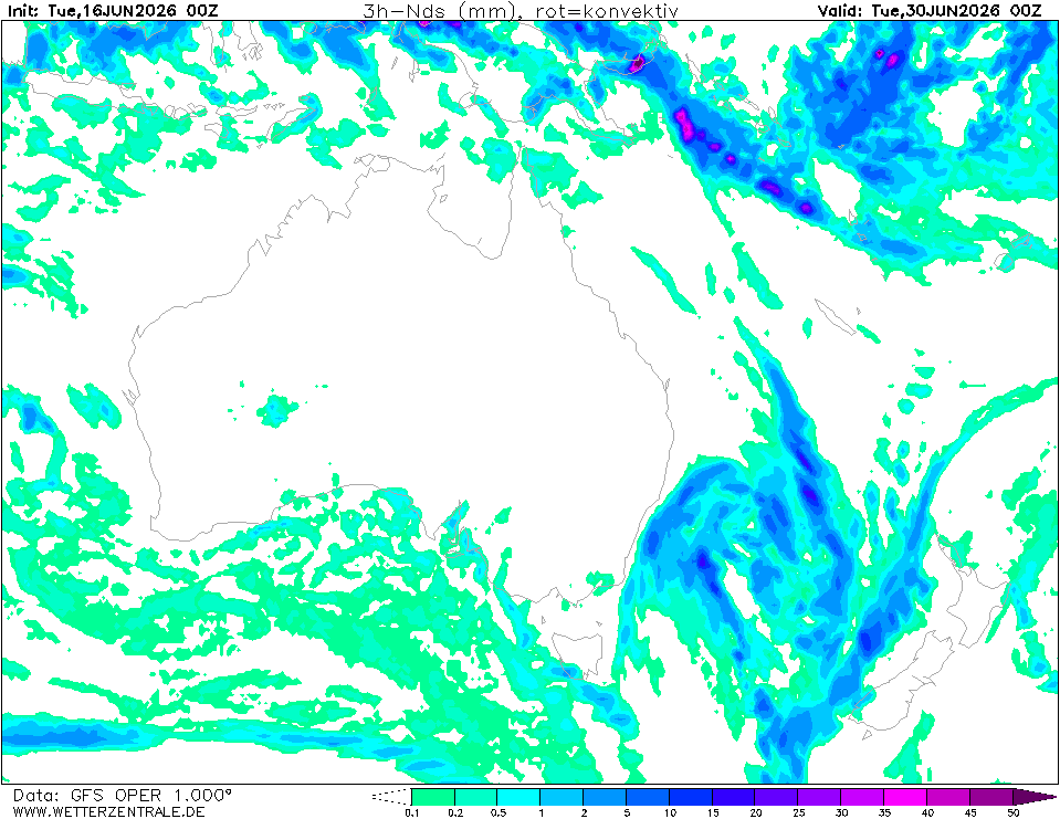 Wetterzentrale - Top Karten - GFS Australia 00Z