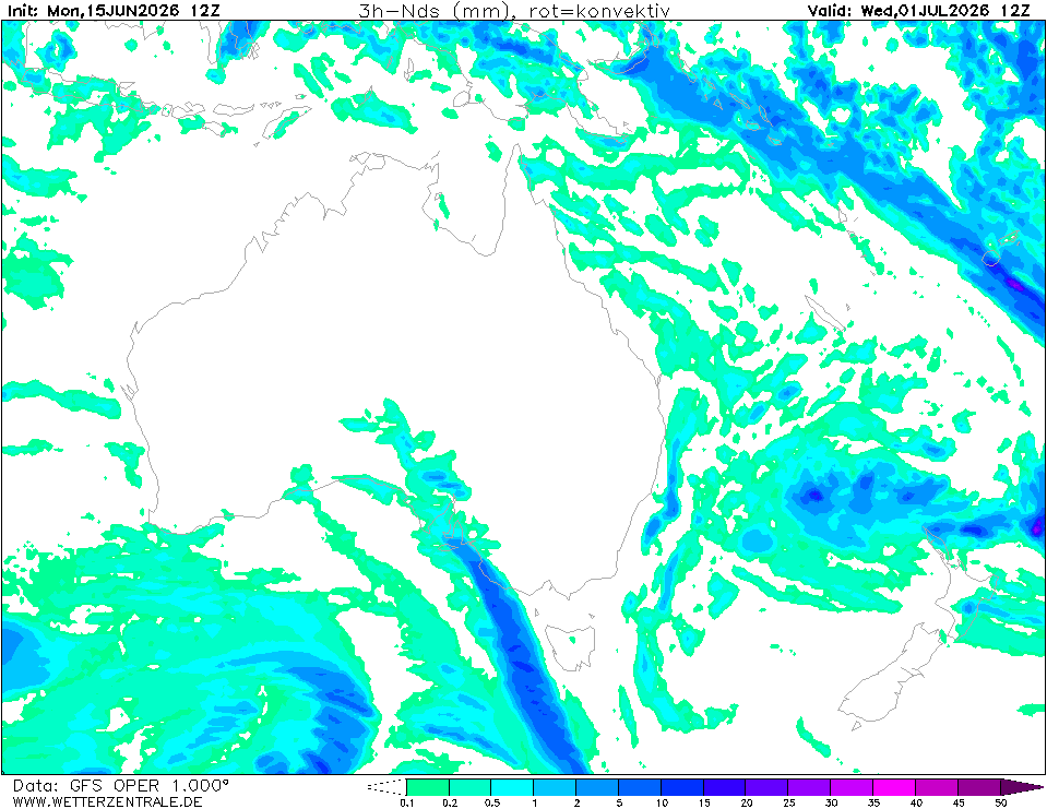 Wetterzentrale - Top Karten - GFS Australia 12Z