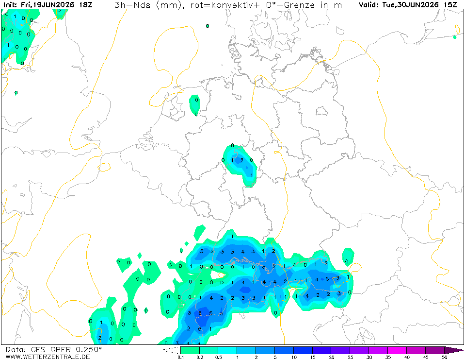 Wetterzentrale - Top Karten - GFS Mitteleuropa 18Z