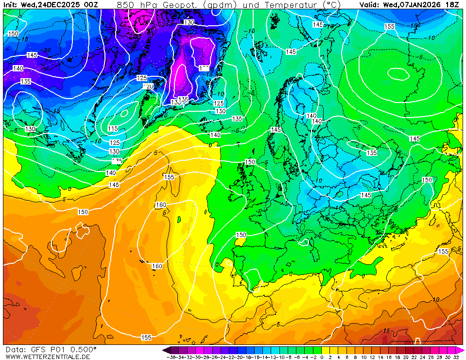 Wetterzentrale - Top Karten - GFS Europa 00Z