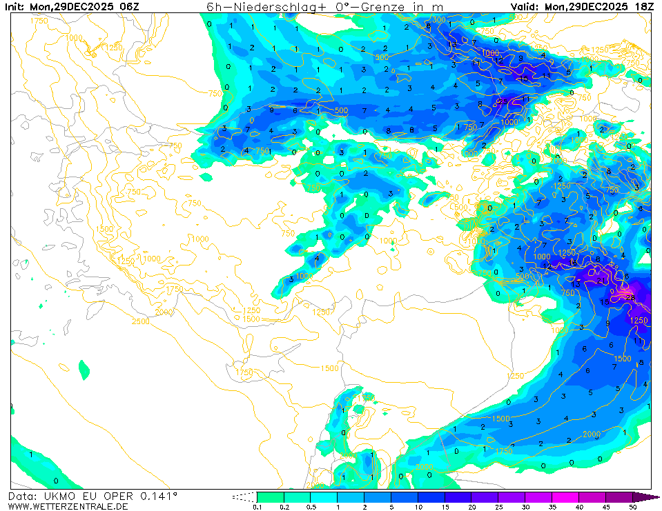 Wetterzentrale - Top Karten - UKMO EU Turkey/Middle East 06Z