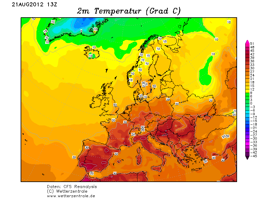 Archiv počasí - 21.08.2012 | In-počasí