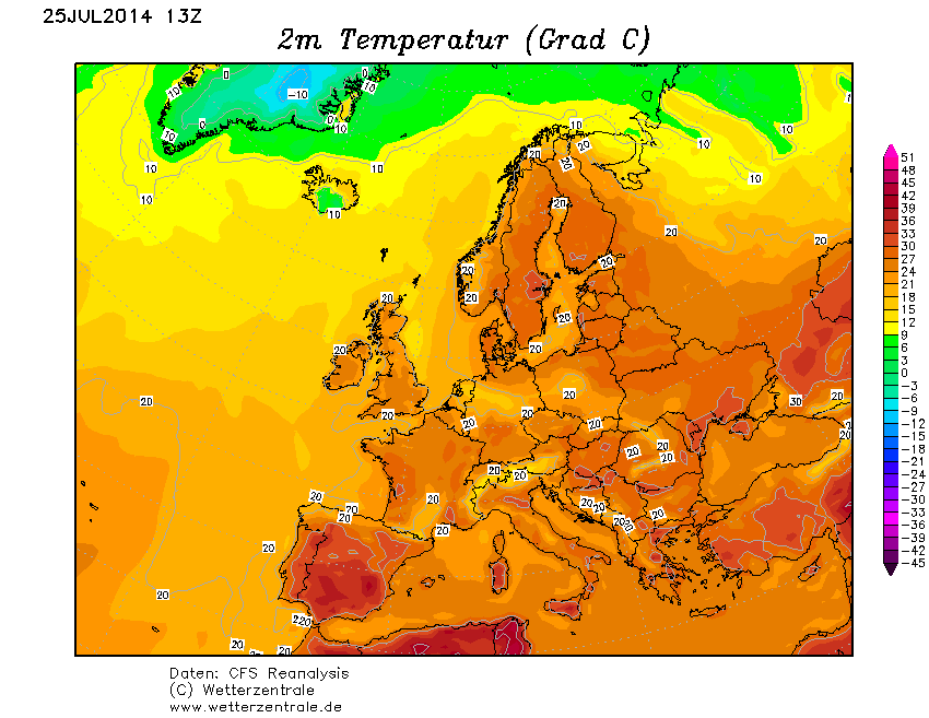 Archiv počasí - 25.07.2014 | In-počasí