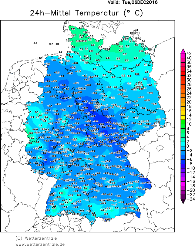 Wetterübersicht der DWD-Stationen vom letzten Monat.
