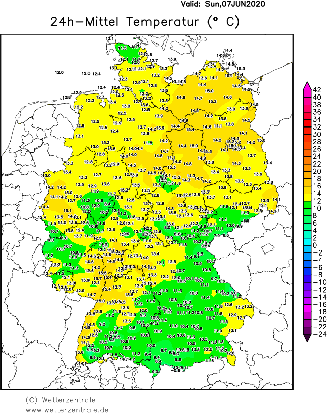 Wetterübersicht der DWD-Stationen vom letzten Monat.