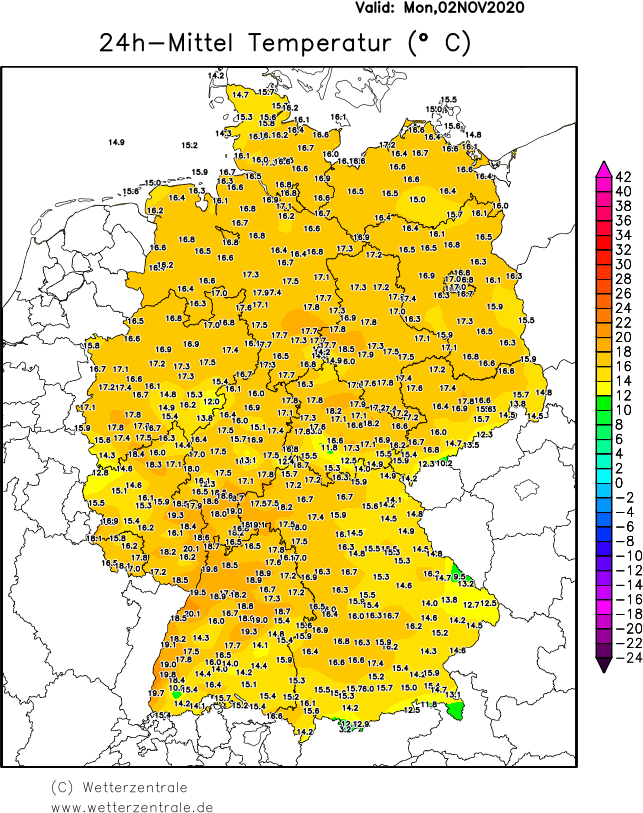 Weather observations from German weather stations.