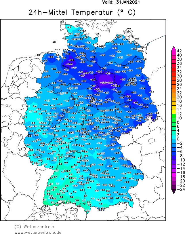 Wetterübersicht der DWD-Stationen vom letzten Monat.